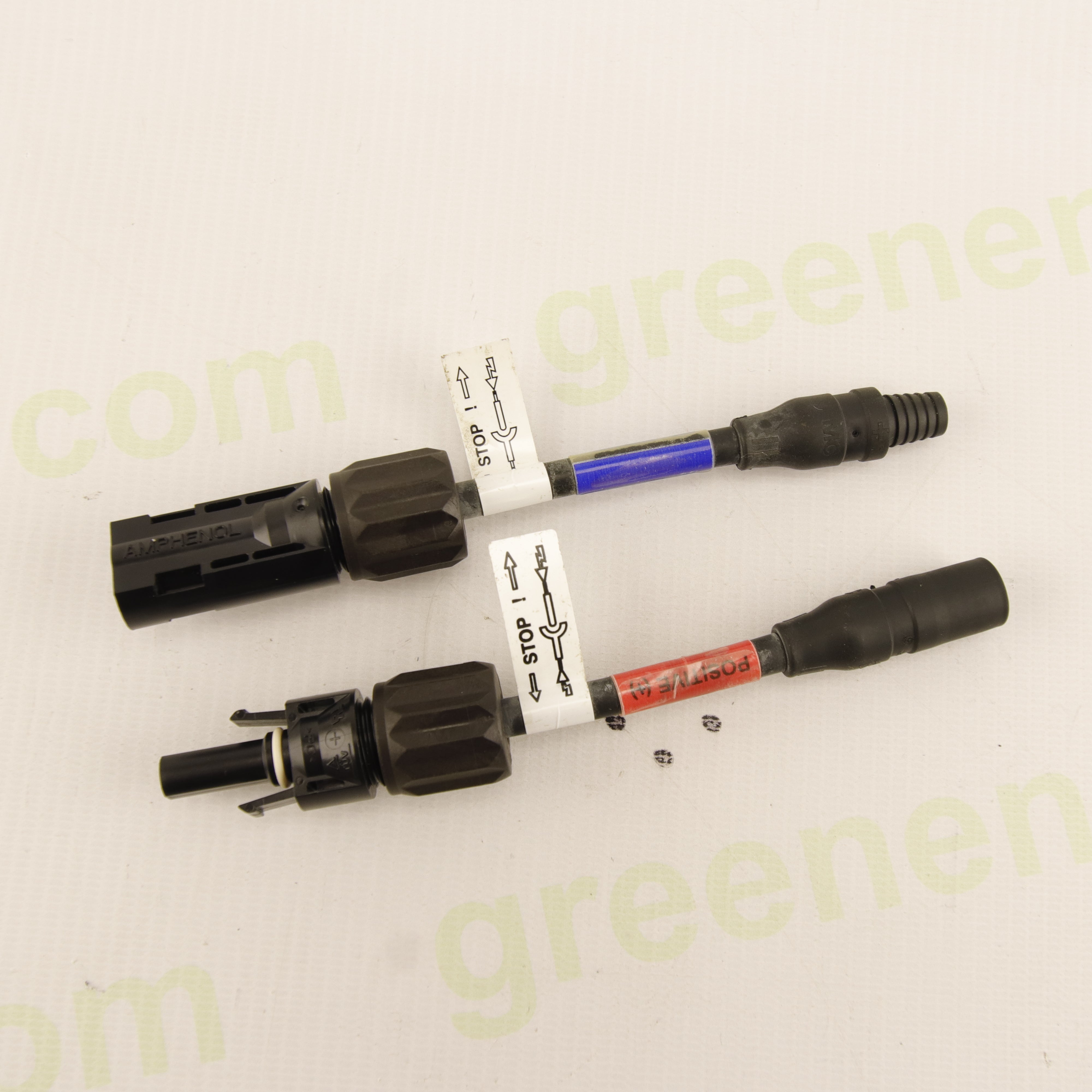 DC Photovoltaic MC4 Adapter Cable Set (MC4 Male & MC3 Female to Cylind ...