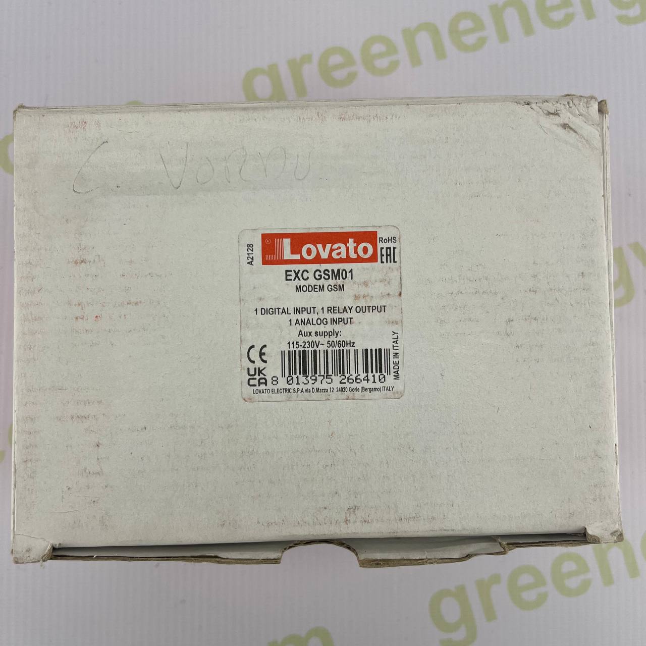 Lovato EXC GSM01 GSM Modem | Remote Monitoring & Control – Green Energy