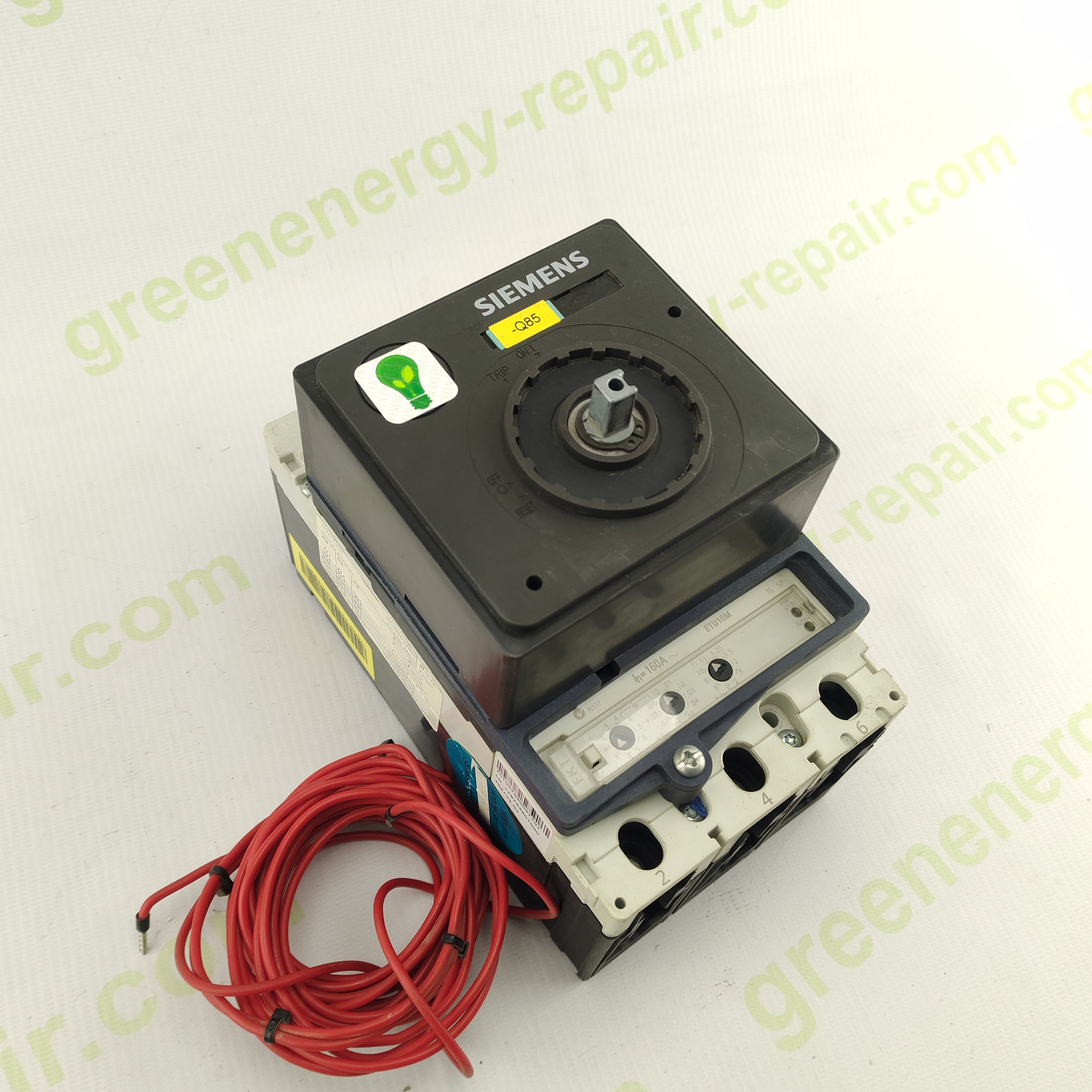 Siemens 3VL160 Circuit Breaker | ETU10M Trip Unit | 160A | 3-Pole | Ad ...